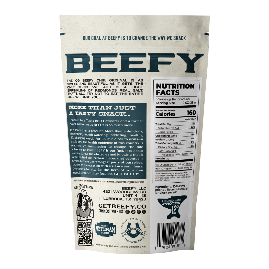 Original Meat Chips, 5oz – Beefy